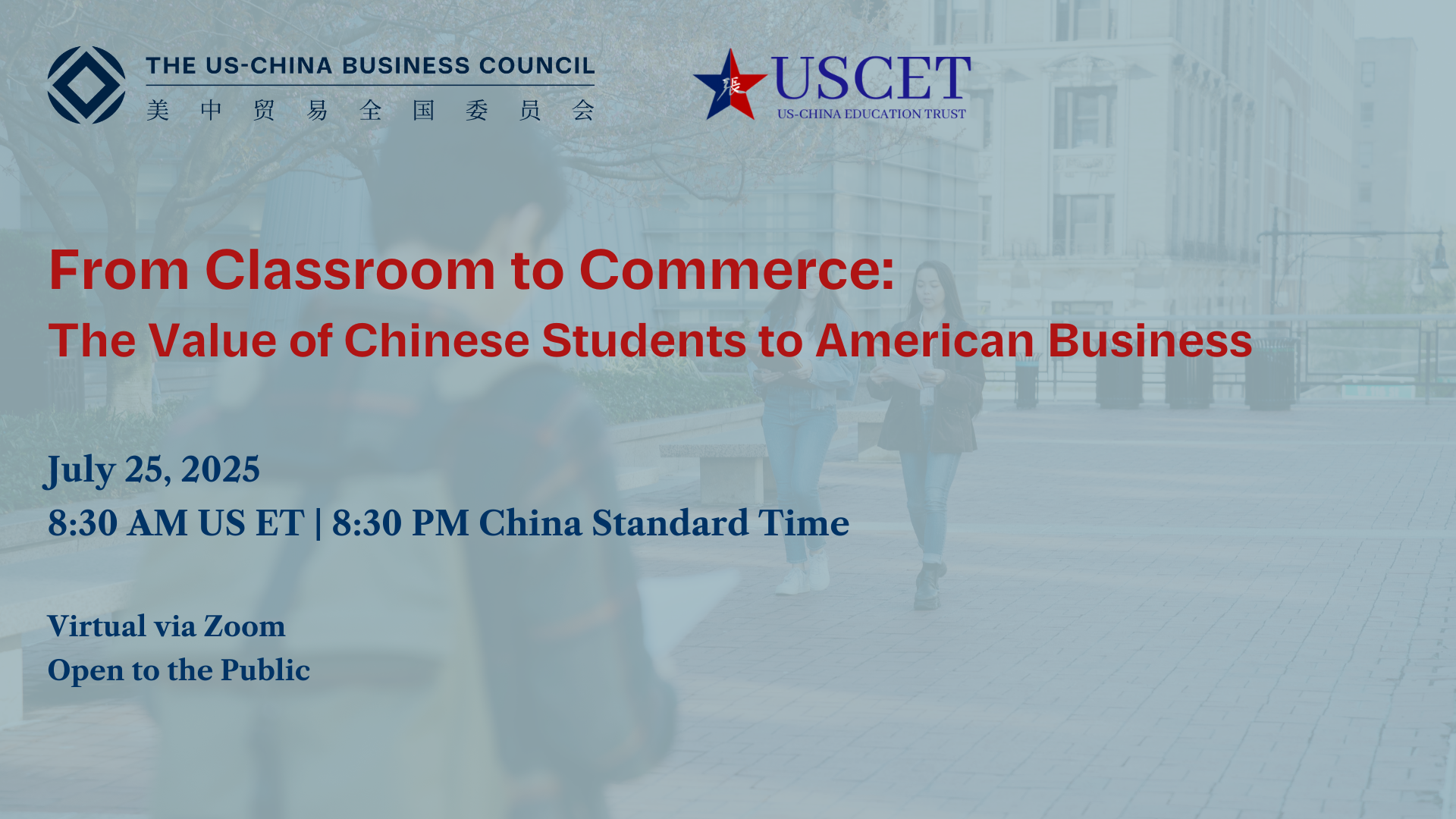 Event Recap: From Classroom to Commerce: The Value of Chinese Students ...